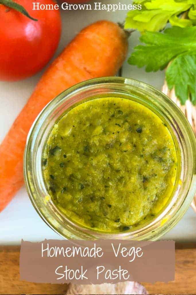 Homemade Vegetable Stock Paste - Home Grown Happiness