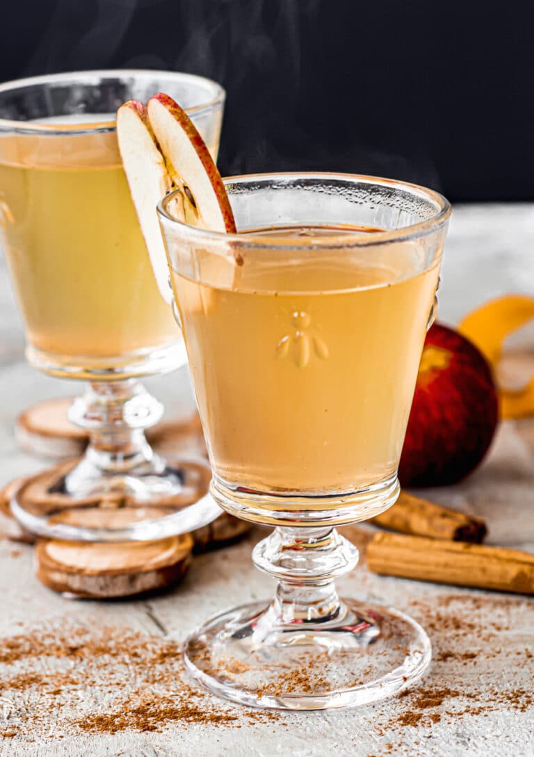 Hot Mulled Apple Juice - Home Grown Happiness