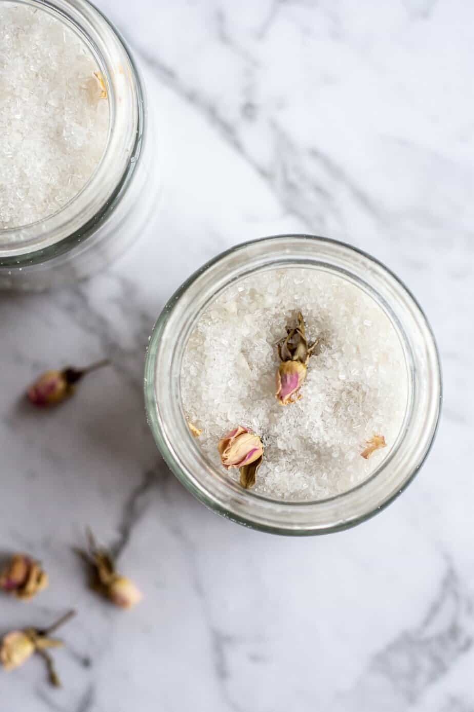 Homemade Scented Bath Salts - Home Grown Happiness