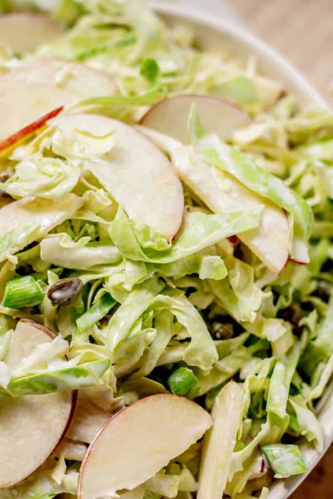 Creamy Apple Cabbage Slaw - Home Grown Happiness