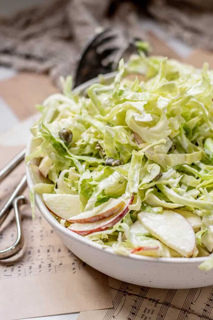 Creamy Apple Cabbage Slaw - Home Grown Happiness