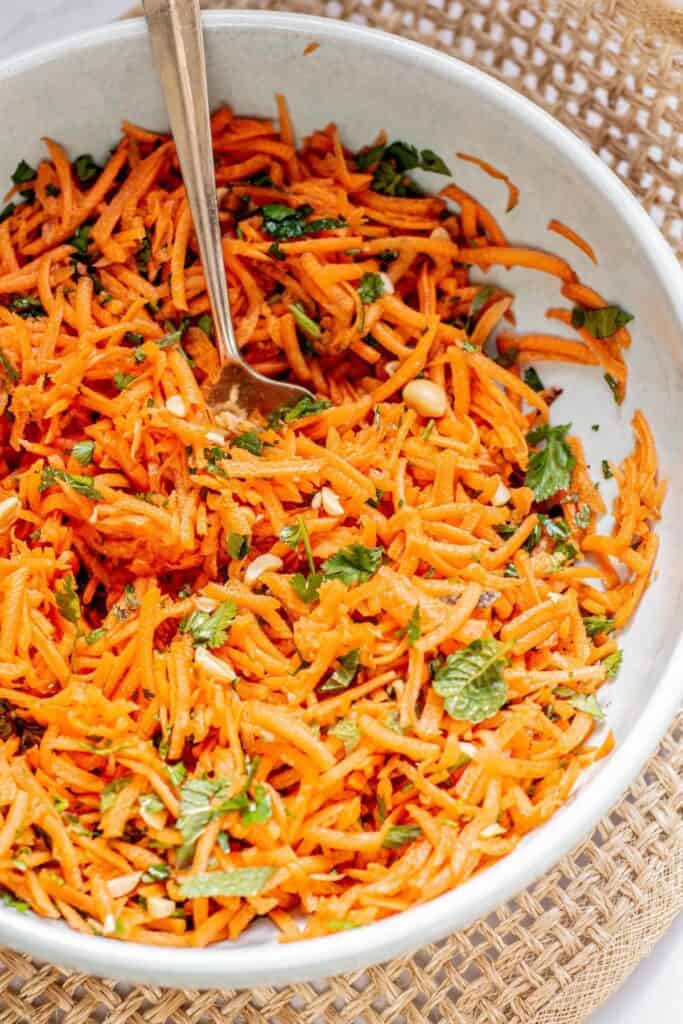 Zesty Raw Carrot Salad - Home Grown Happiness