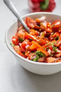 Roasted Bell Pepper Salsa - Home Grown Happiness