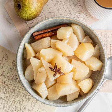 Easy Stewed Pears - Home Grown Happiness
