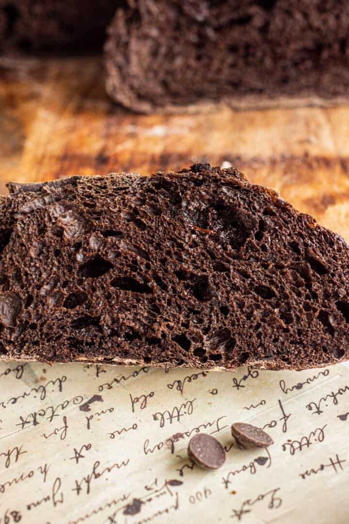 Chocolate Sourdough Bread - Home Grown Happiness