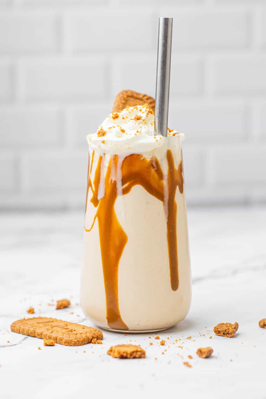 Easy Biscoff Milkshake - Home Grown Happiness