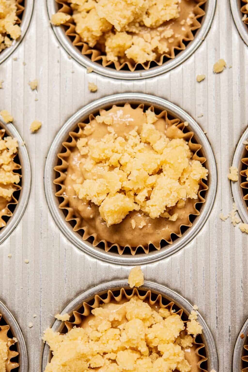 Feijoa Muffins with Streusel Topping - Home Grown Happiness